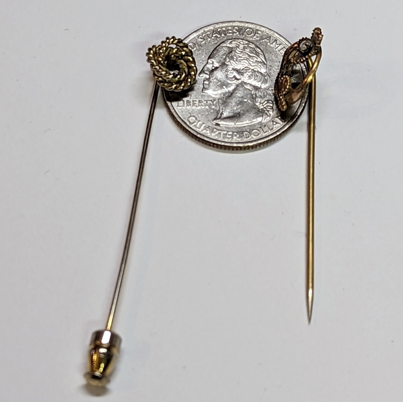 Vintage | Jewelry | 2 Vintage Circle Hat Pins | Poshmark